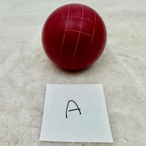 Sportcraft | Games | Vintage Sportcraft Bocce Ball Single Red Ball ...